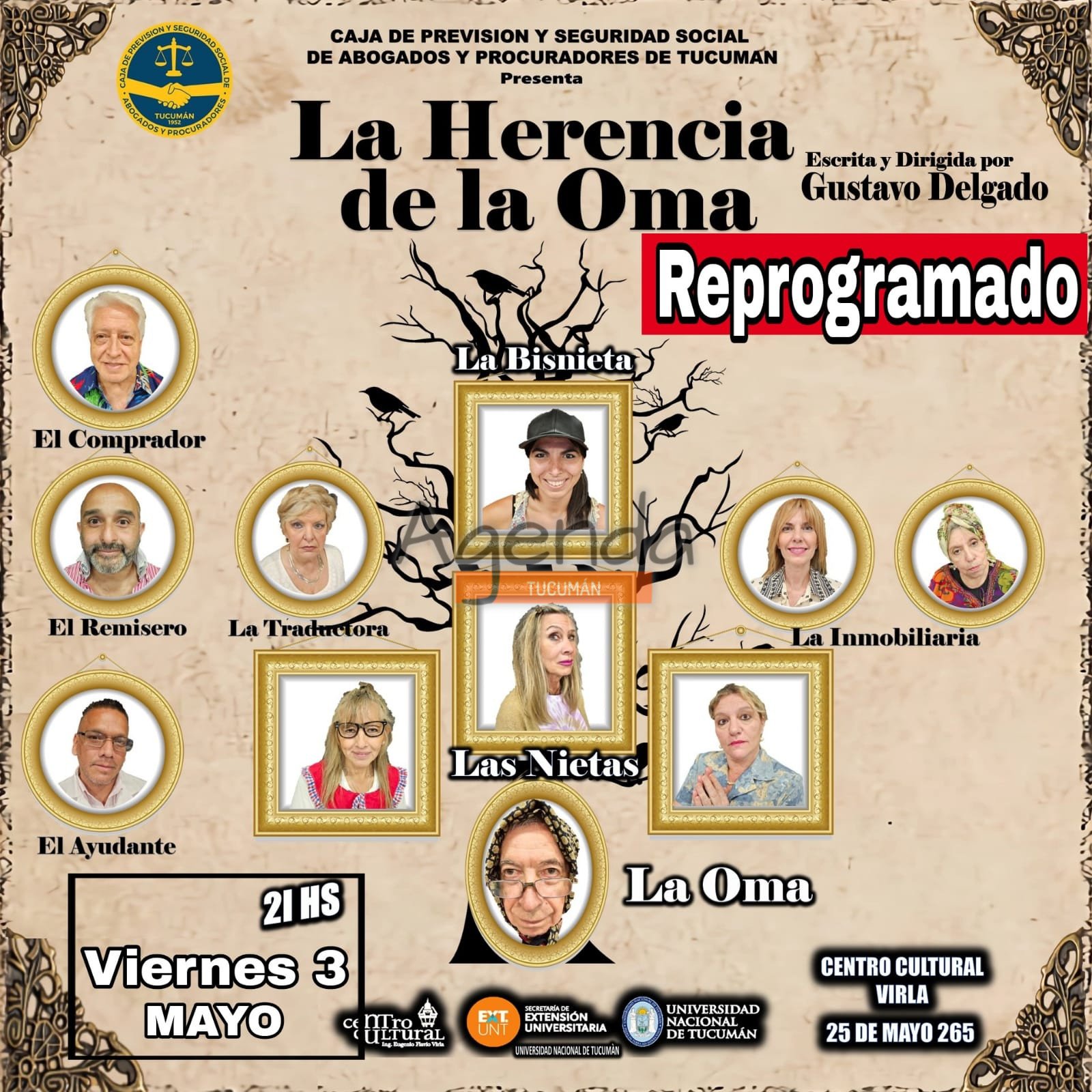 03 de Mayo | "La Herencia de la Oma”, en el Virla - Agenda Tucumán ...