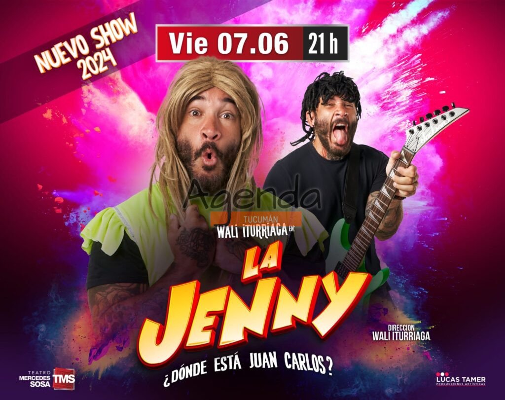 07 de Junio | La Jenny, en el Mercedes Sosa - Agenda Tucumán | Eventos ...