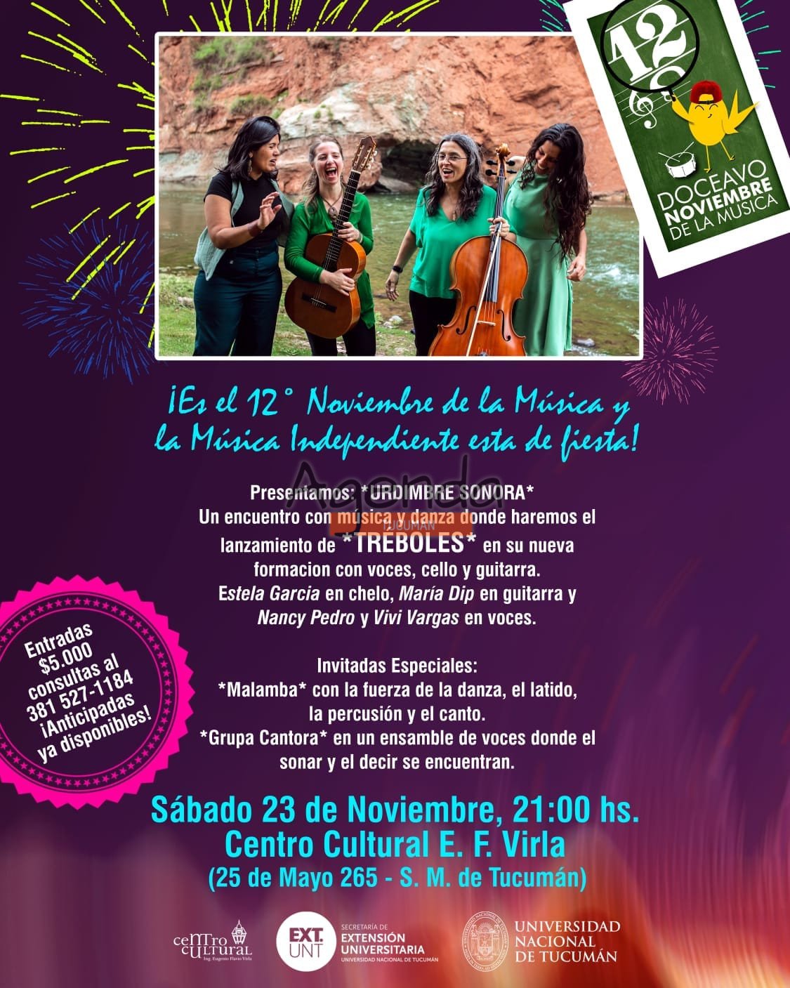 23 de noviembre| "Urdimbre Sonora" en el Virla - Agenda Tucumán ...