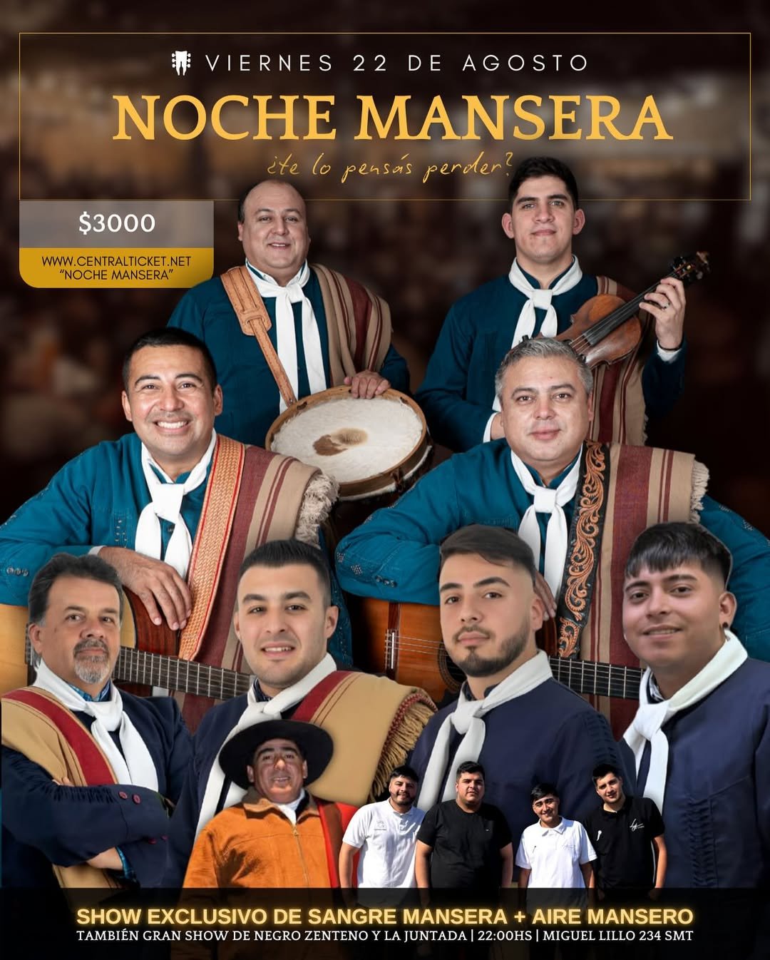 22 de Agosto | “Noche Mansera” en La Escondida: un festejo especial por ...